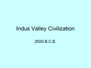 PPT – Indus Valley Civilization PowerPoint presentation | free to view ...