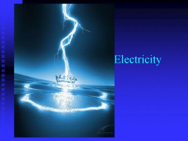 Electricity presentation | free to download