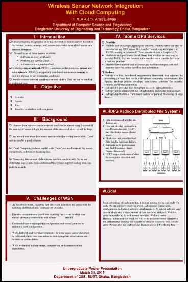 PPT – Undergraduate Poster Presentation PowerPoint presentation | free ...