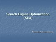 PPT – What is SEO - Search engine optimization and Its Killer ...