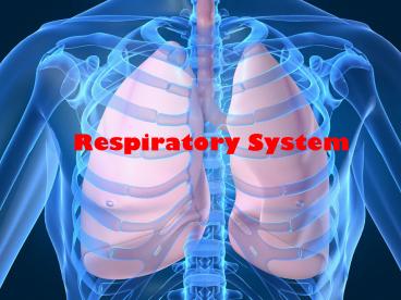 Respiratory System presentation | free to view