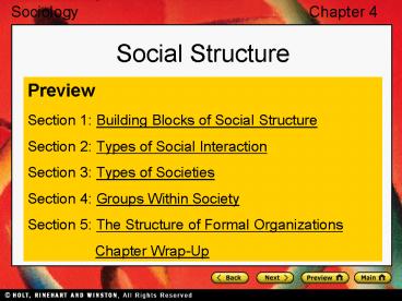 PPT – Social Structure PowerPoint presentation | free to view - id ...