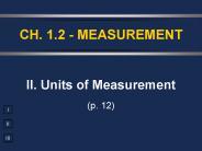 PPT – Units and Measurement PowerPoint presentation | free to download ...