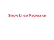 PPT – Simple Linear Regression PowerPoint presentation | free to ...