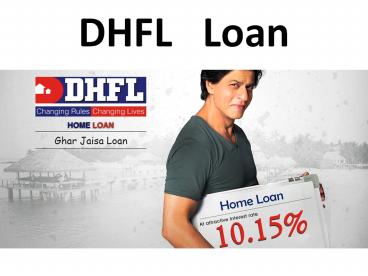 DHFL Loan presentation | free to download