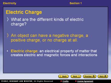 Electric Charge presentation | free to view