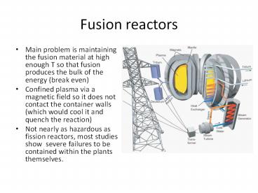 Fusion reactors presentation | free to download