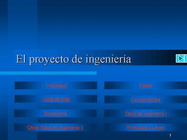 El proyecto de ingenier presentation | free to view