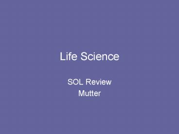 PPT – Life Science PowerPoint presentation | free to download - id ...