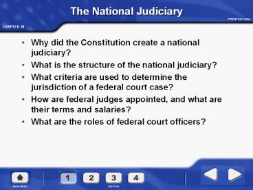 PPT – The National Judiciary PowerPoint presentation | free to view - id: 74c8f7-N2FhY