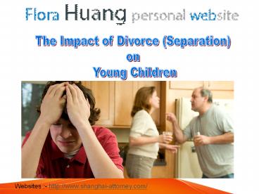 The Impact of Separation on Young Children presentation | free to download