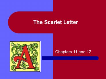 PPT – The Scarlet Letter PowerPoint presentation | free to download ...