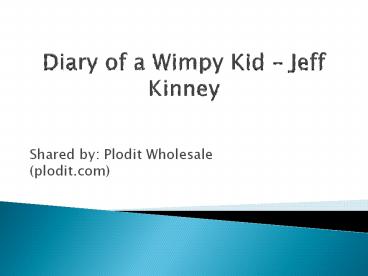 Diary of a Wimpy Kid 9 Books Collection - Pre Order presentation | free ...