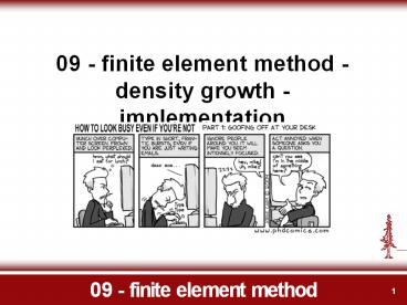 09 - finite element method presentation | free to download