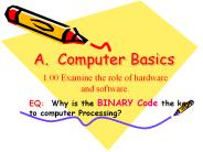 PPT – Computer Basics PowerPoint presentation | free to view - id ...