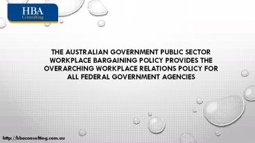 Workplace Relations Training - Australian Government Public Sector ...