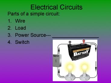 Electrical Circuits presentation | free to download