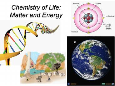 Chemistry of Life: Matter and Energy presentation | free to view