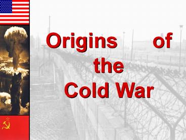 The Cold War presentation | free to view