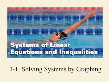 3-1: Solving Systems by Graphing presentation | free to download