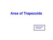 PPT – Area of Trapezoids PowerPoint presentation | free to view - id ...