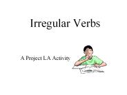 PPT – Irregular Verbs PowerPoint presentation | free to view - id ...
