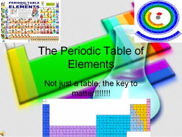 The Periodic Table of Elements presentation | free to view