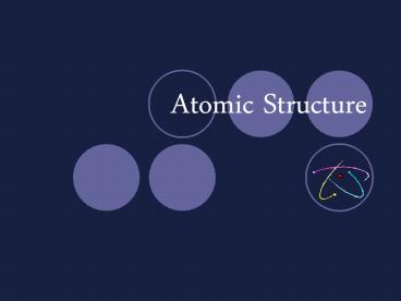 PPT – Atomic Structure PowerPoint presentation | free to download - id ...