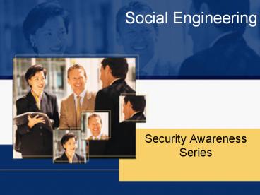 Social Engineering presentation | free to view