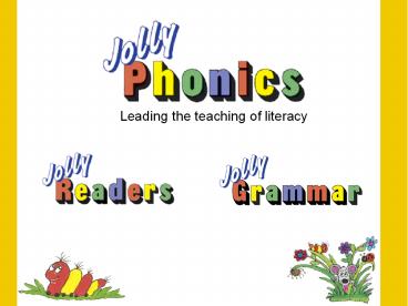 Leading the teaching of literacy presentation | free to download