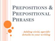 PPT – Prepositions PowerPoint presentation | free to download - id ...