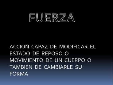 FUERZA presentation | free to download