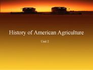 PPT – History of Agriculture PowerPoint presentation | free to view ...