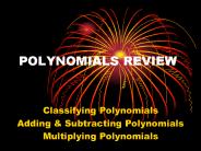 PPT – Polynomials PowerPoint presentation | free to download - id ...