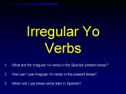 PPT – Irregular Verbs PowerPoint presentation | free to view - id ...