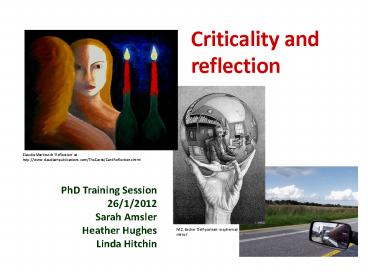 PPT – Criticality and reflection PowerPoint presentation | free to ...