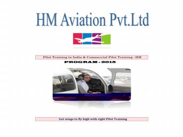 PPT – Pilot Training in India,Pilot training,commercial Pilot License ...