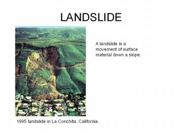 LANDSLIDE presentation | free to download