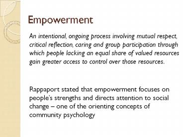 Empowerment presentation | free to download