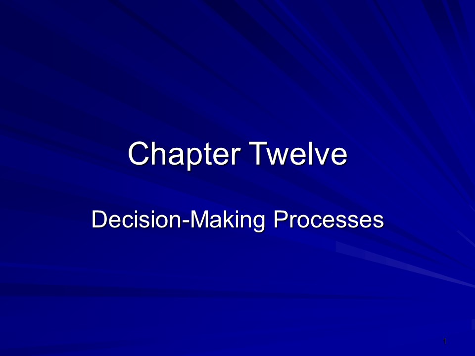 PPT – Chapter Twelve PowerPoint presentation | free to download - id ...