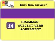 PPT – Using Subject-Verb Agreement PowerPoint presentation | free to ...