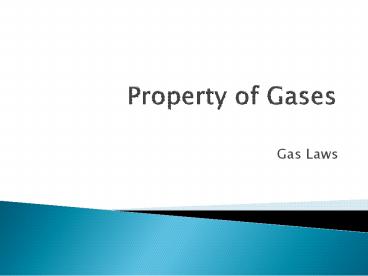 Property of Gases presentation | free to view
