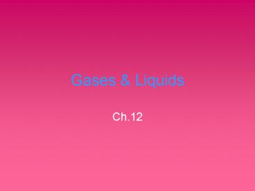 Gases presentation | free to download