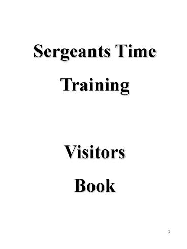 Sergeants Time presentation | free to view