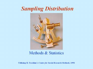 PPT – Sampling Distribution PowerPoint presentation | free to download ...