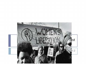 The Feminist Movement presentation | free to download