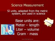 PPT – Scientific measurement PowerPoint presentation | free to view ...