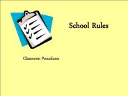 PPT – Classroom Rules PowerPoint presentation | free to view - id ...