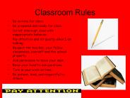 PPT – Classroom Rules PowerPoint presentation | free to view - id ...