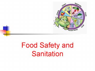 Food Safety and Sanitation presentation | free to view